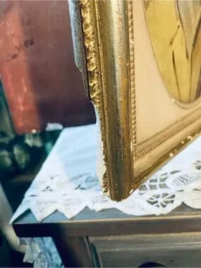 Art | Antique Bourgese Gold Plaster Arthur Garratt Peter Charlotte ...